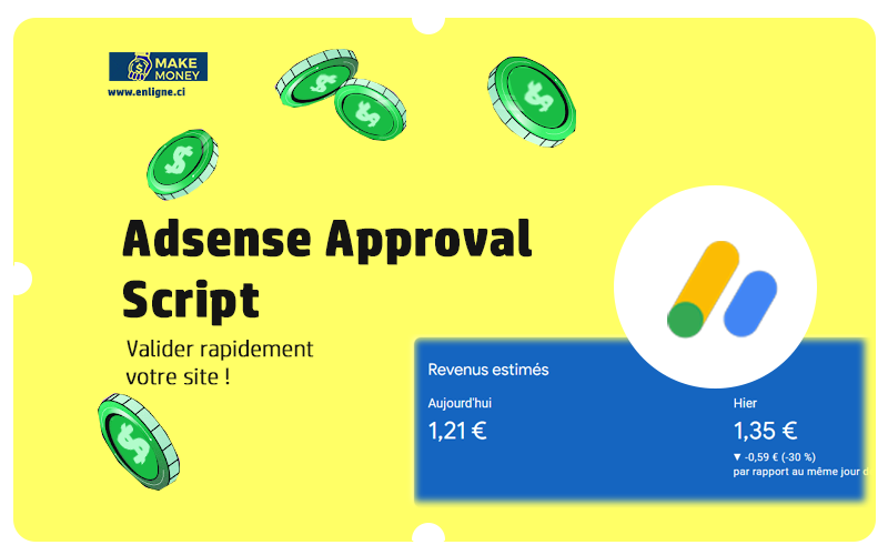 Valider votre site sur Adsense avec Google Approval Script - Enligne ...